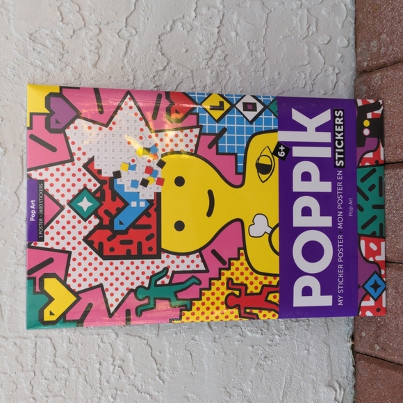 Poppik | Toys | Poppik Mosaic Sticker Activity Poster Pop Art ...